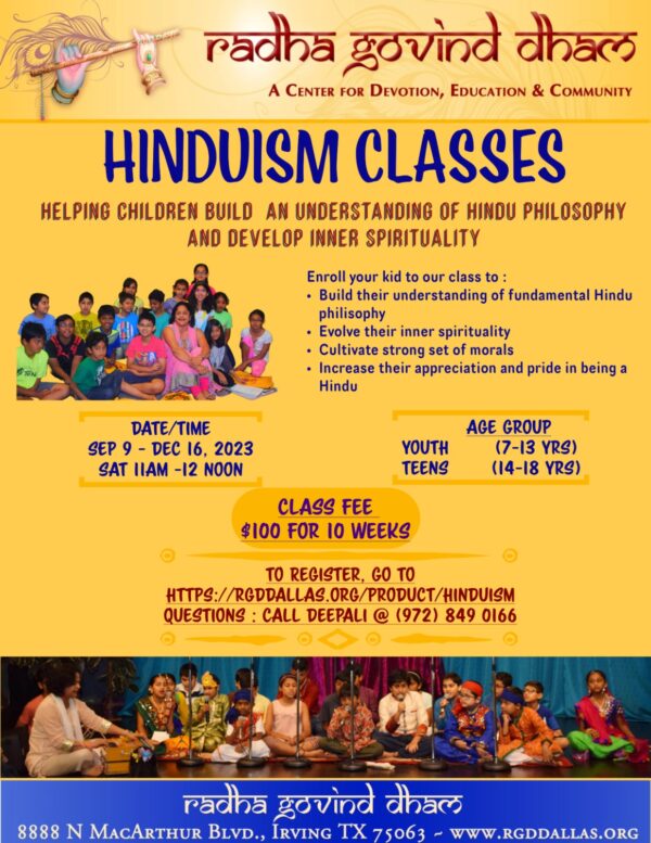 Basics of Hinduism – Radha Govind Dham Dallas